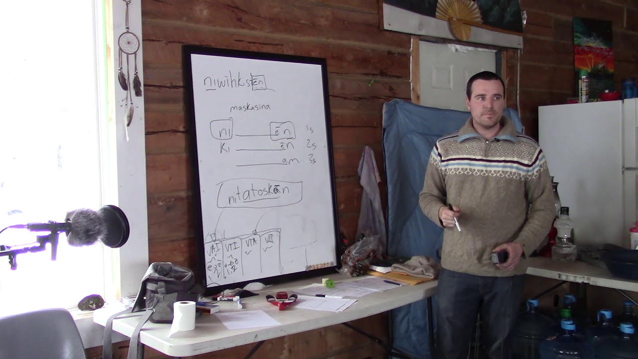 Ben Godden - Cree Language - Review: Verb Inflection - YouTube