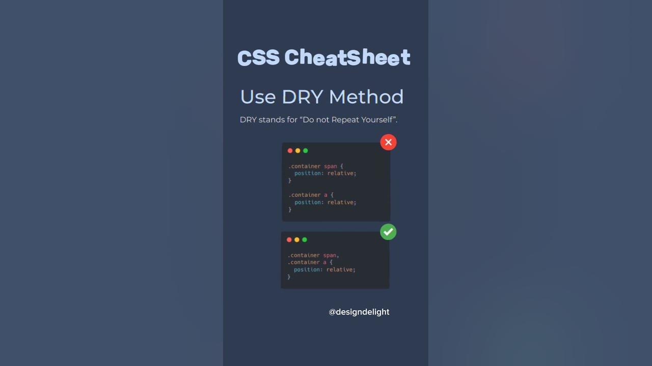 Css Cheatsheet Use Dry Method Coding Webdesign Codinglife Codingmotivation Viral Software