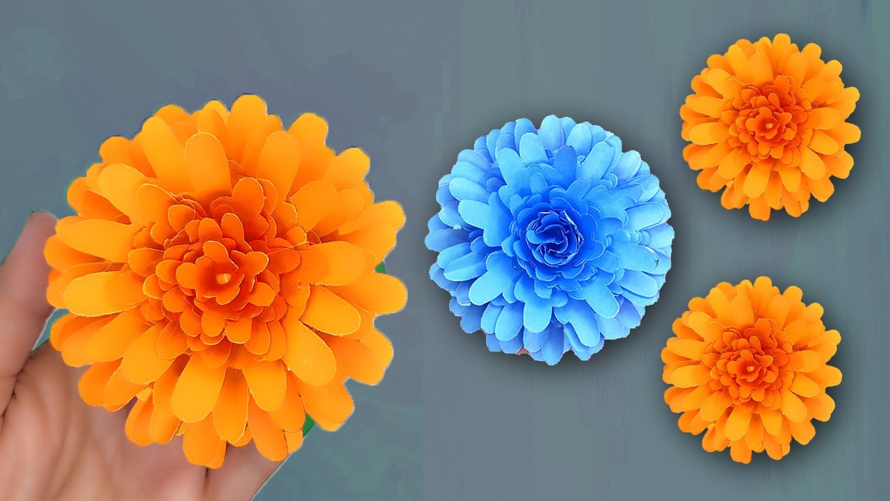 Beautiful Paper Flower Making Tutorial for Decoration at Any Events ...