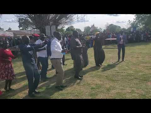 Gen. Otema and local leaders praise God during the 29th memorial ...