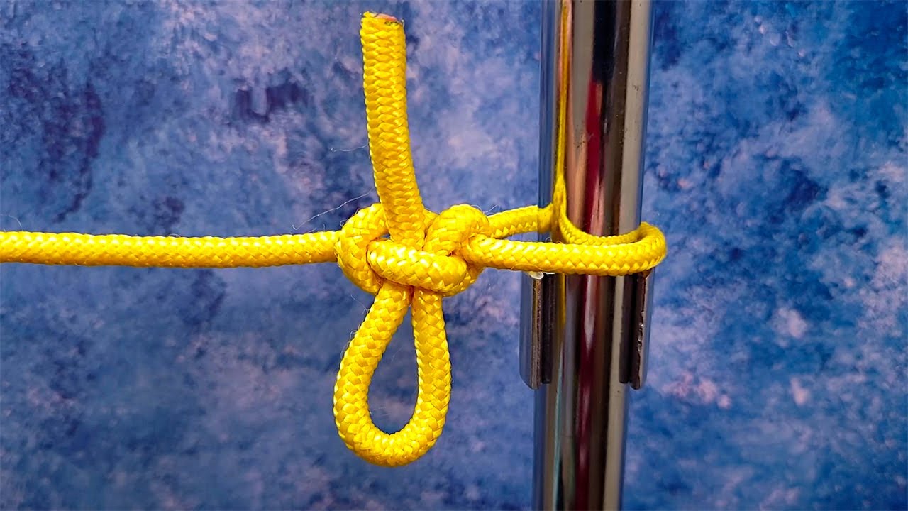 The best knots around a tree, a pillar! Household helpers! - YouTube