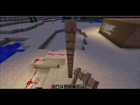 tutorial de como fazer um alçapão no minecraft - YouTube