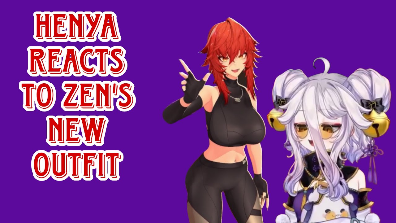 Henya reacts to Zentreya's new workout outfit - YouTube