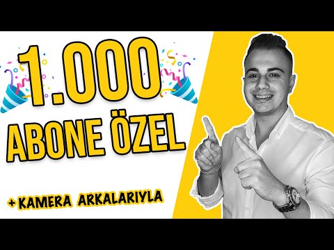 SİZDEN GELEN 10 SORU İLE 1000 ABONE ÖZEL VİDEOSU | + Kamera Arkaları