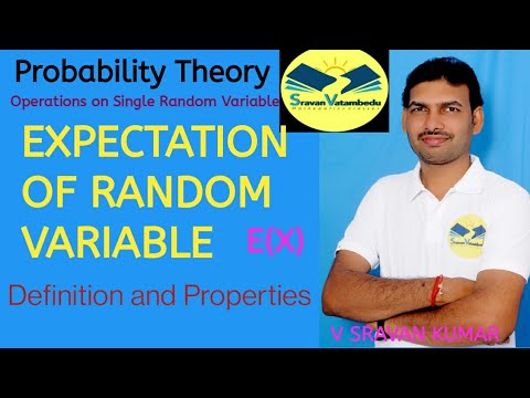 Expectation Of Single Random Variable@VATAMBEDUSRAVANKUMAR - YouTube