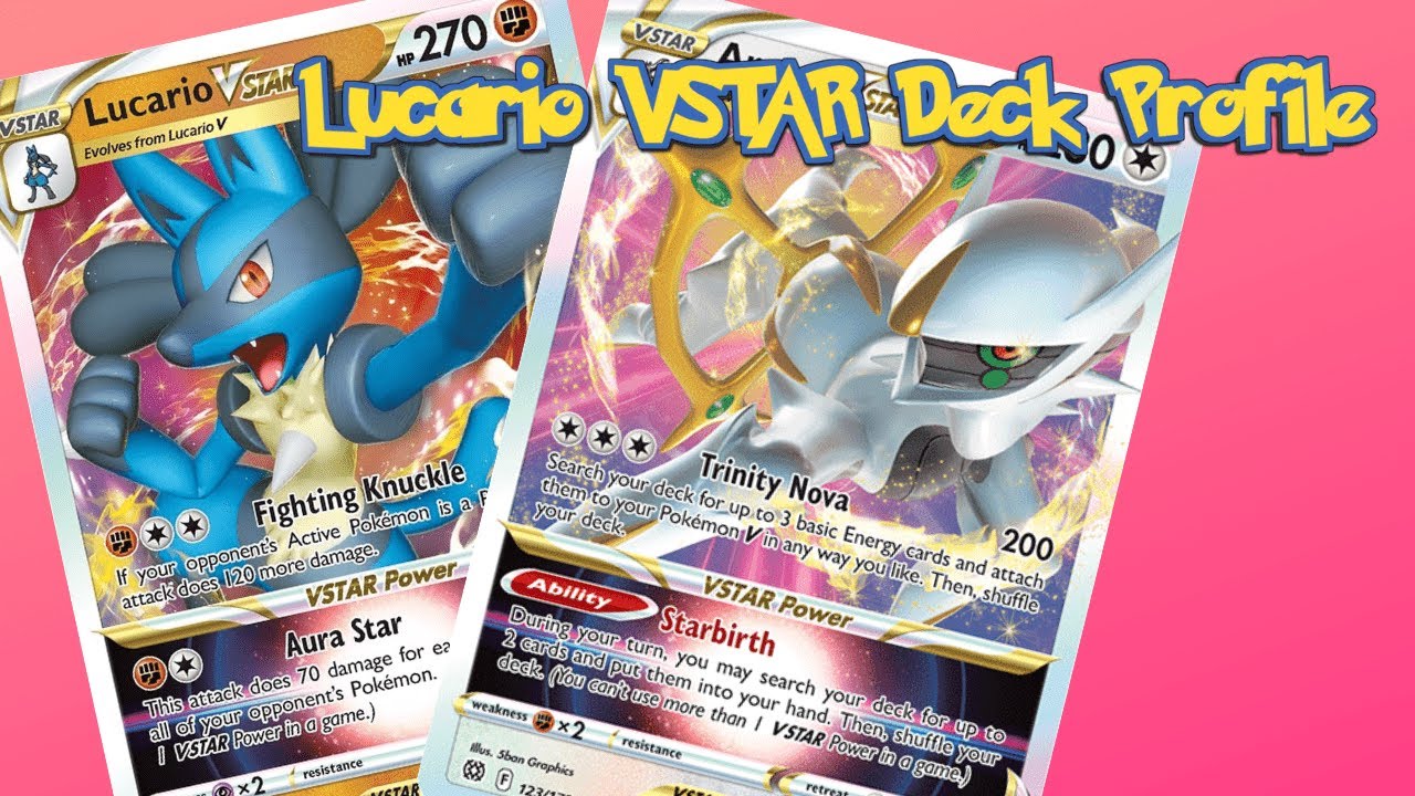 NEW Lucario VSTAR Deck Profile! - YouTube