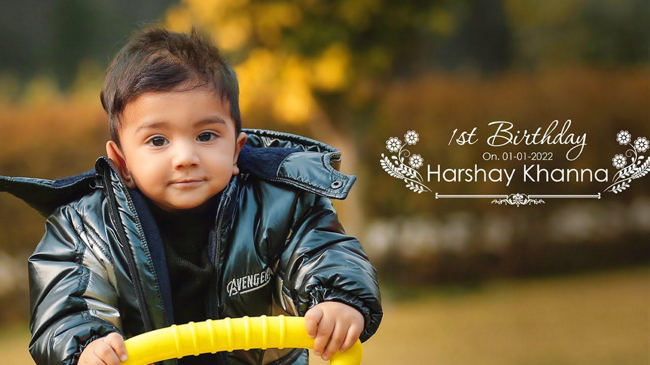 Harshay First Birthday Cinematic Video | FRAMEZ STUDIO | 2022 - YouTube