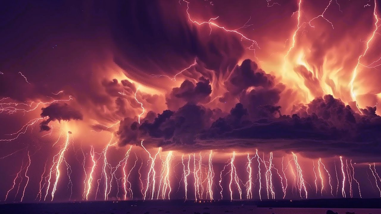 😴 Fall Asleep in Under 3 Minutes 🌨 Sound of Heavy Thunderstorm ...