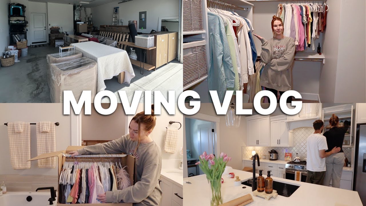 MOVING VLOG | It's Almost Moving Day! Packing the Kitchen, Closet ...