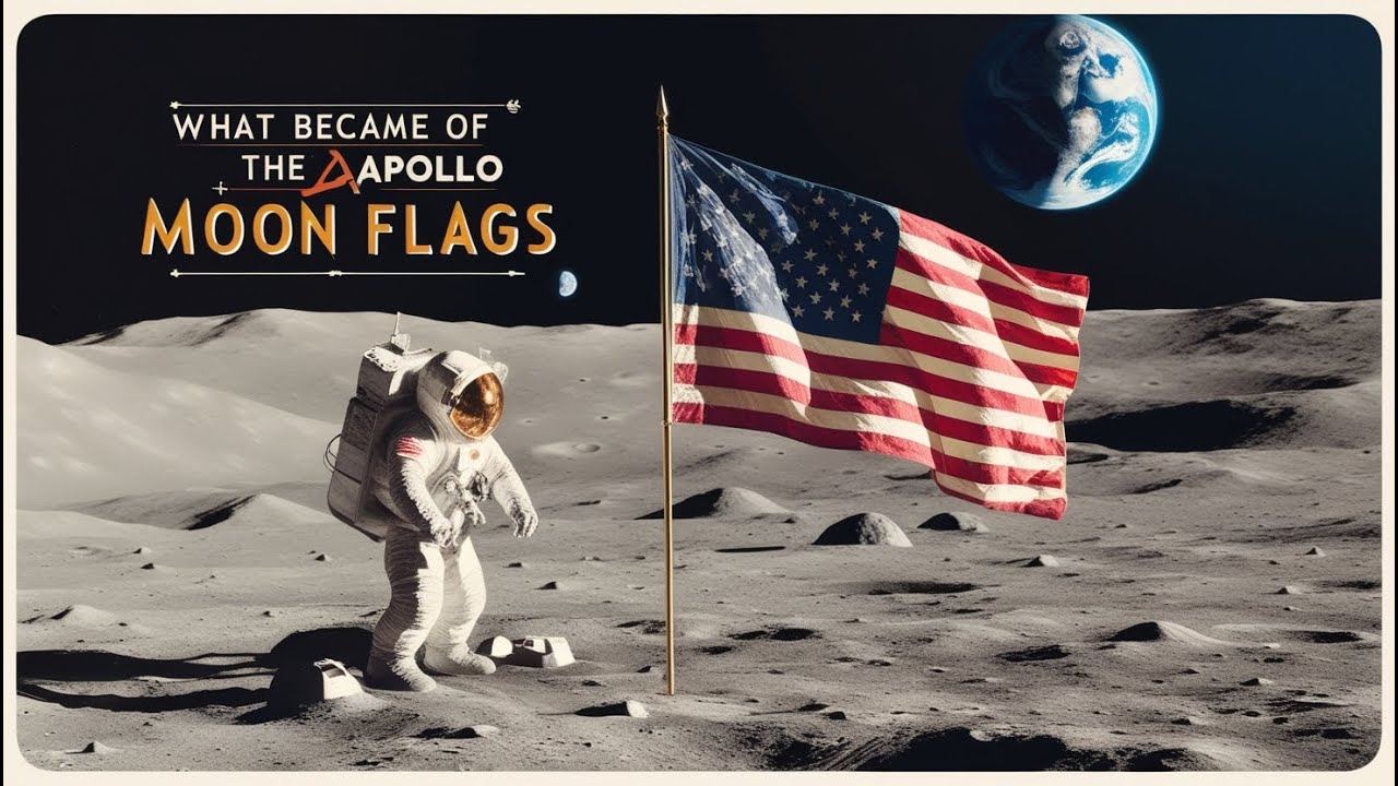 What became of the flags Apollo astronauts left on the moon? - YouTube