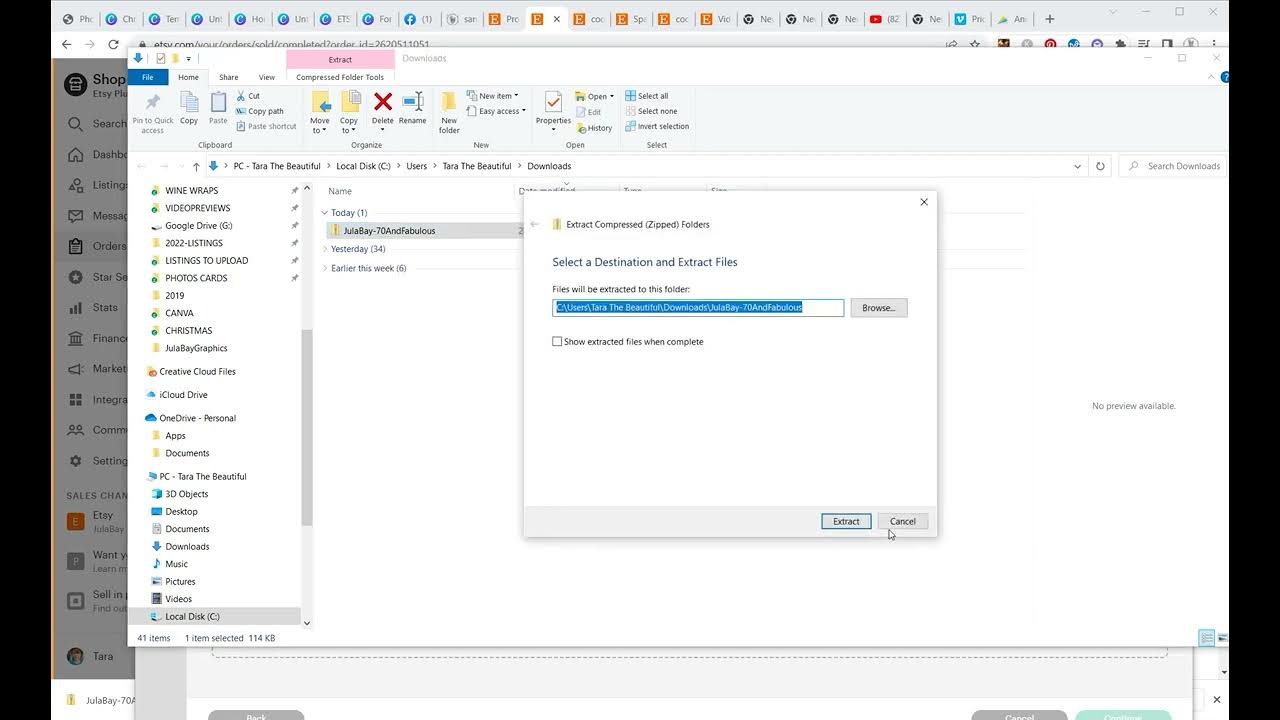 HELP I can't get my Etsy Download to upload into Cricut Design Space ...