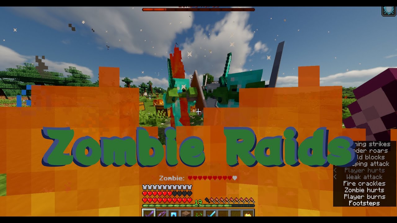 Zombie Raids | Custom Enchantments 2.1.0 - YouTube
