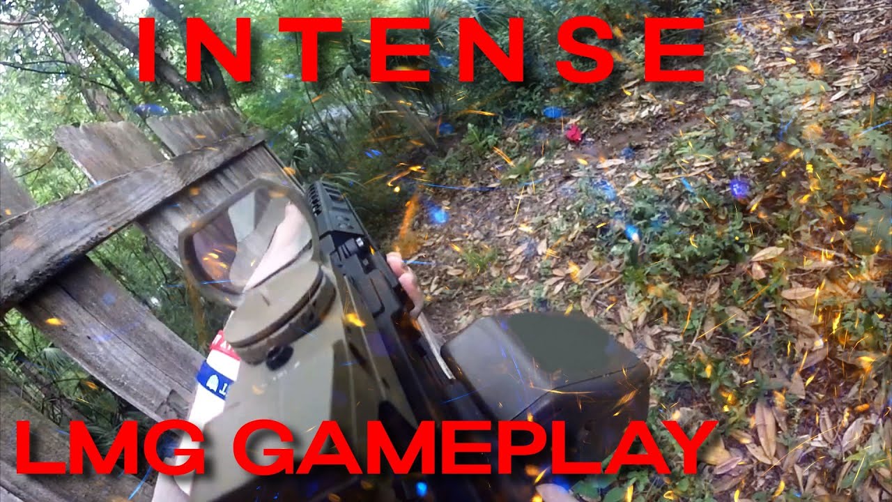 INTENSE Airsoft LMG gameplay at Op Homeland - YouTube
