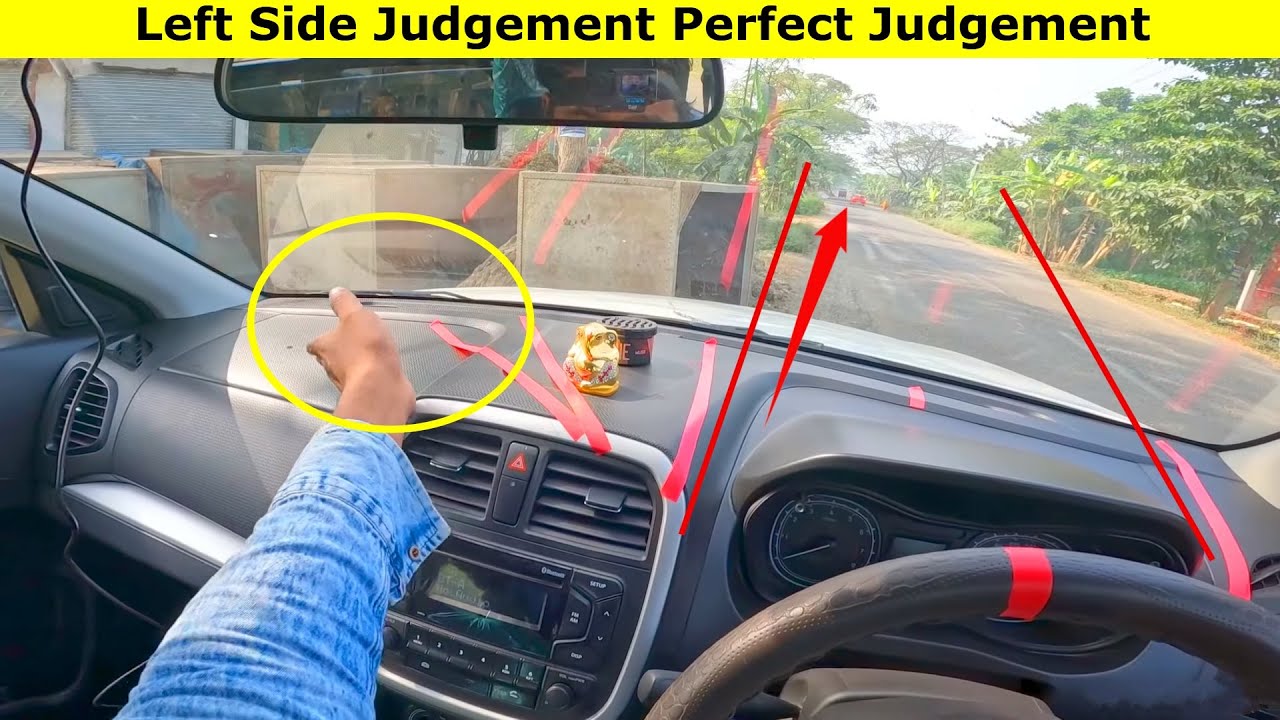 Car Driving Training & Left Side Judgement in Car for Beginners - YouTube