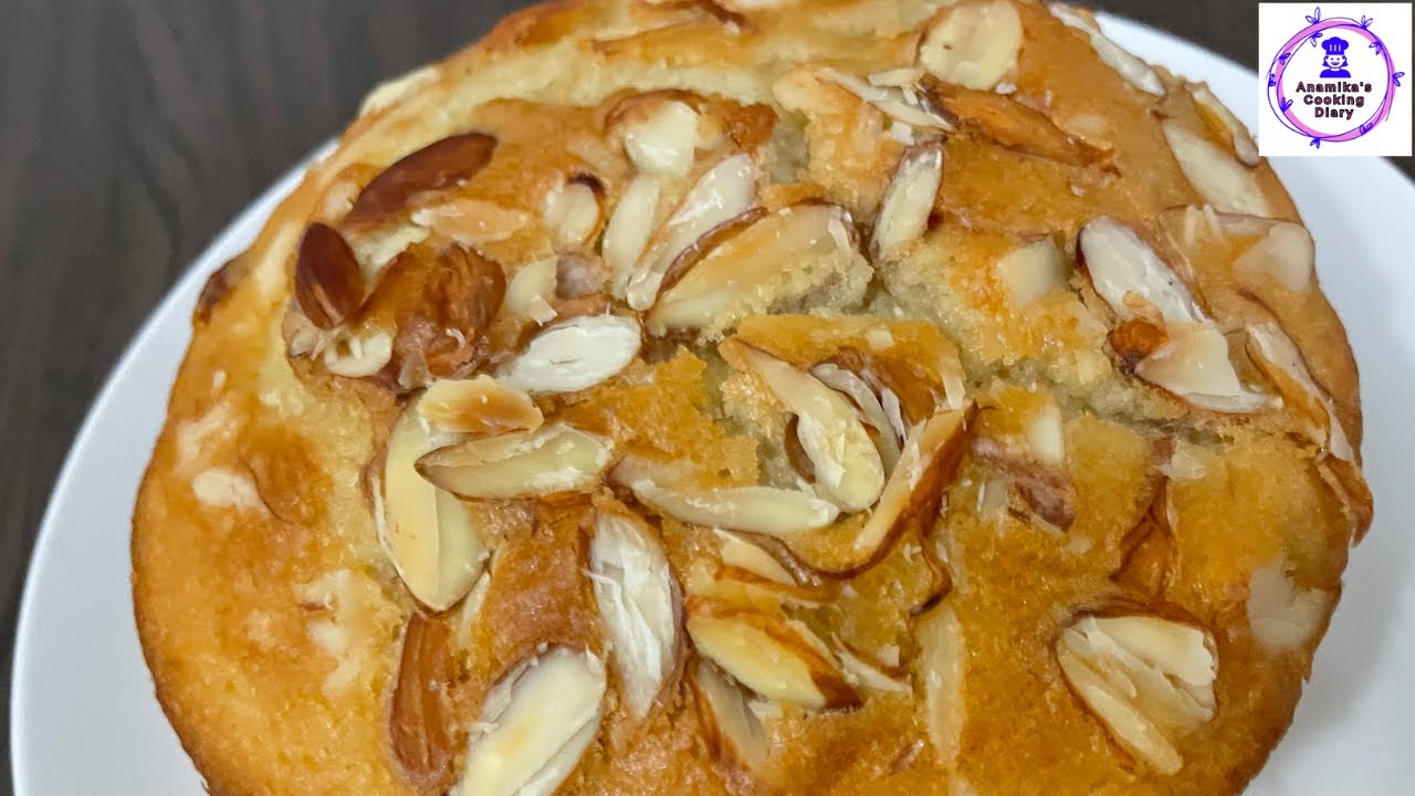 Easy almond cake recipe || Very easy, simple, moist & delicious recipe ...