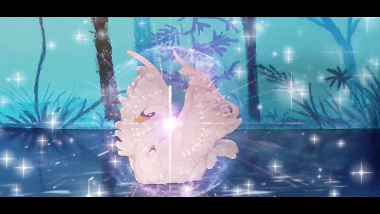 SWAN PRINCESS Odette's transformation (clay animation) - YouTube