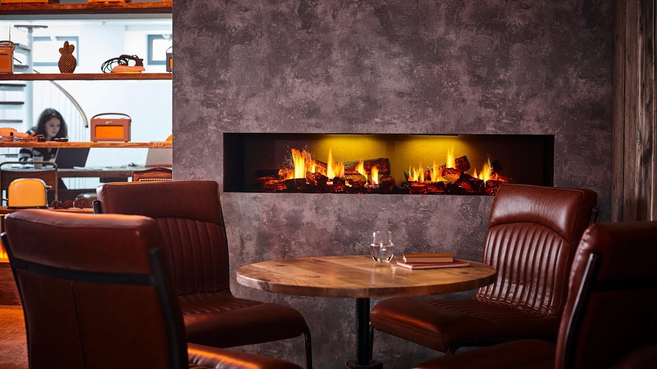 Luxury Ultra-Realistic Electric Flame Fireplaces | Glen Dimplex - YouTube