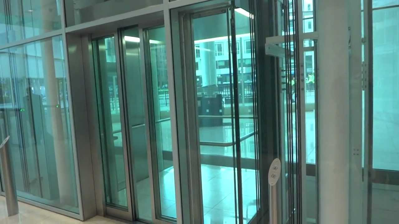 ThyssenKrupp traction elevators at 150 Cheapside, London - YouTube