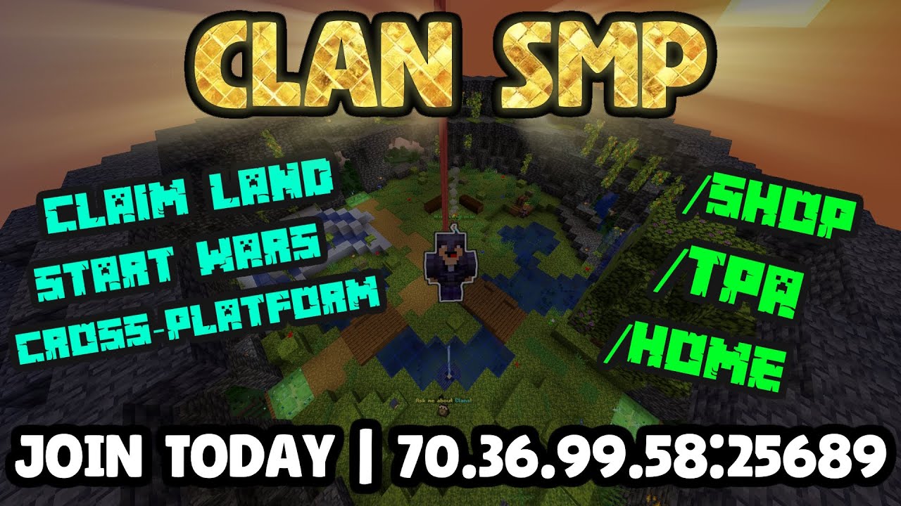 Minecraft Factions, but BETTER!! Cross-Platform, Land-Claim, Clans! # ...