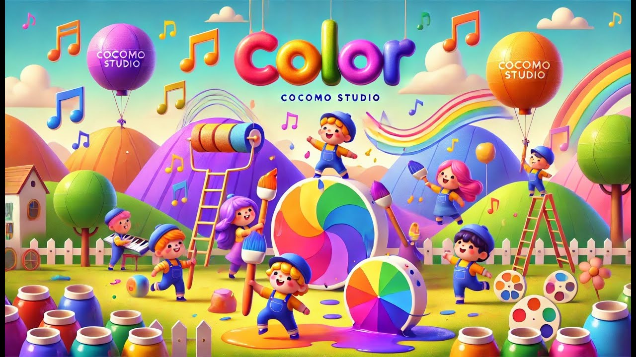 Let's Learn The Colors + ABC Song | Cartoon Animation Color Song for ...