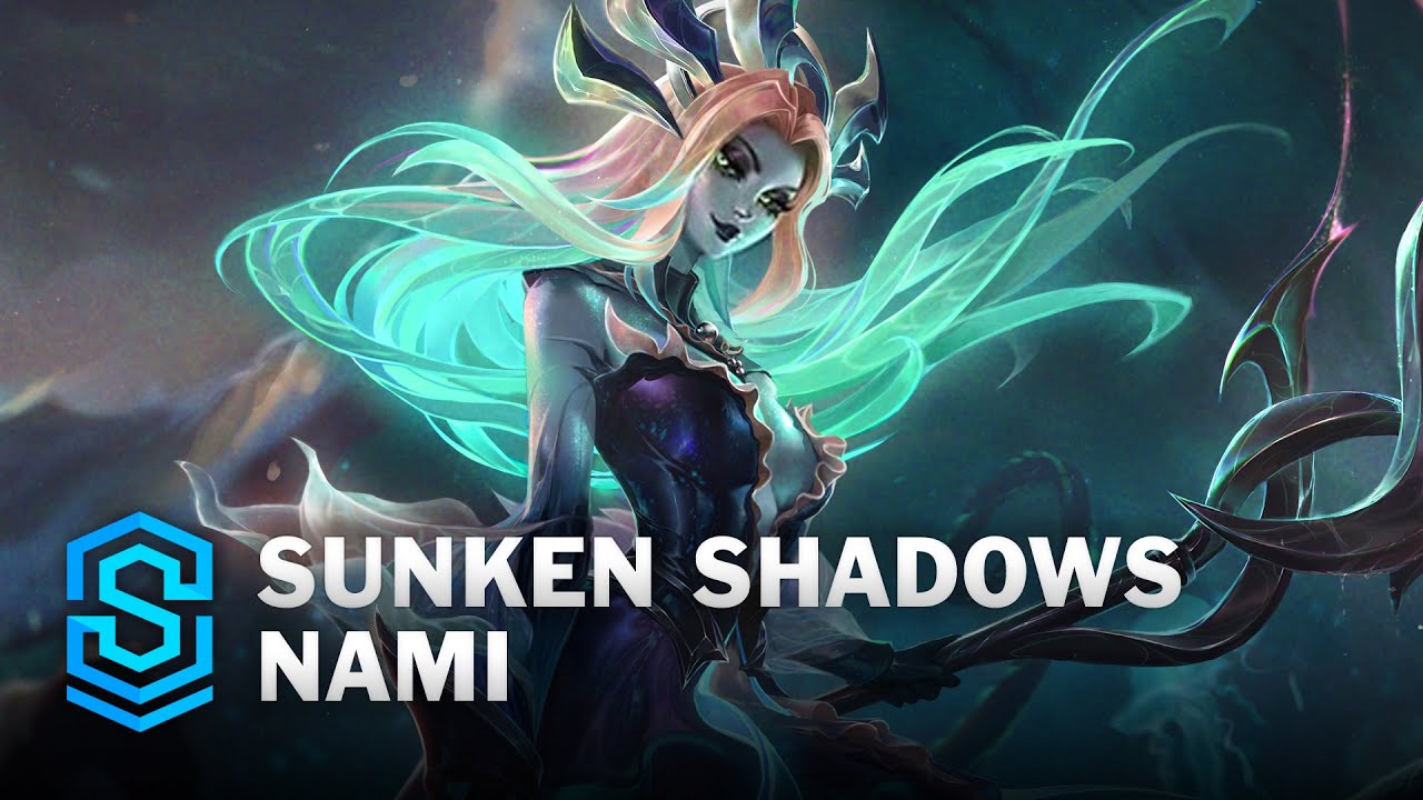 Sunken Shadows Nami Skin Spotlight - League of Legends - YouTube