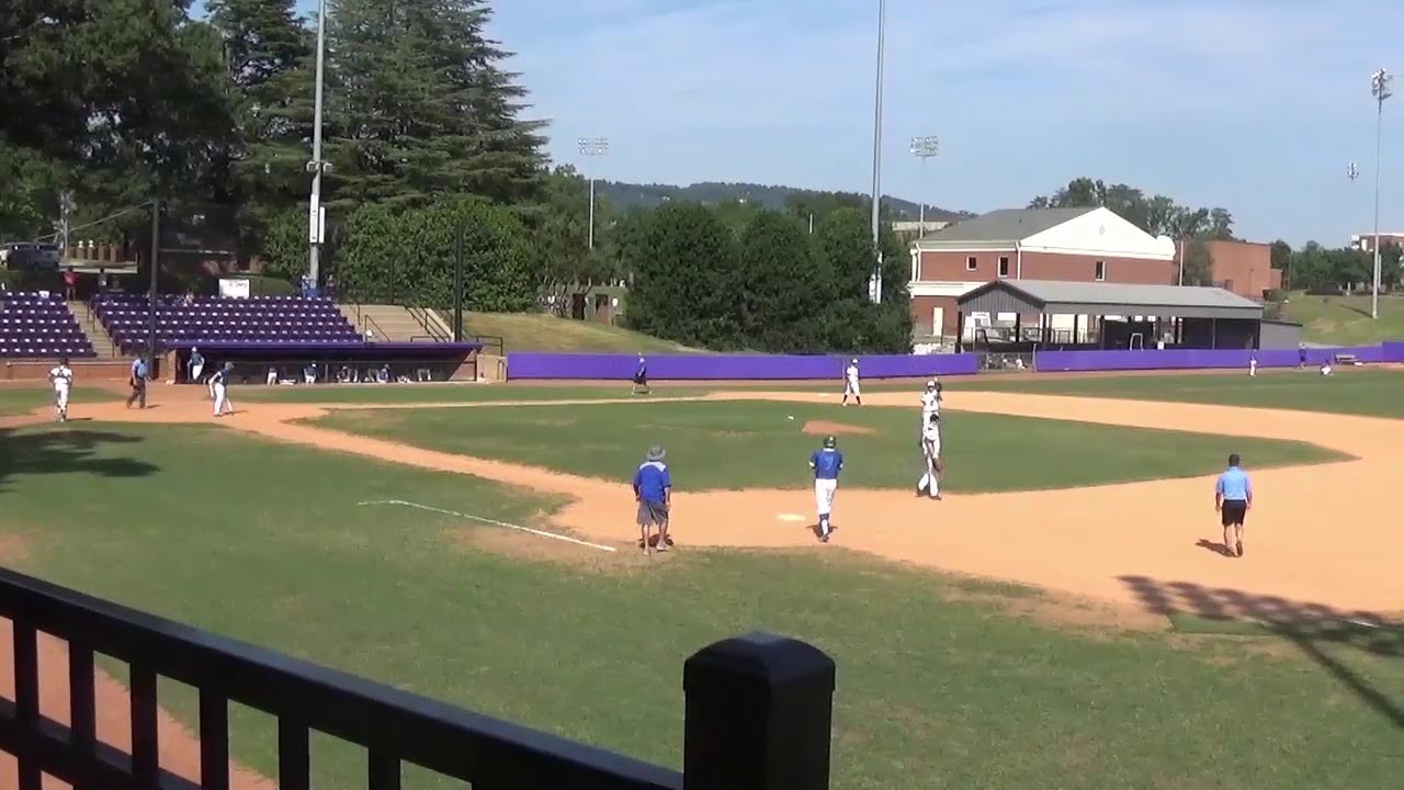 Beat out throw to first. - YouTube