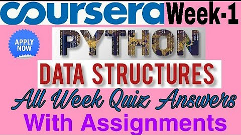 Coursera: Python Data Structures Complete Course solved with Assignment - YouTube