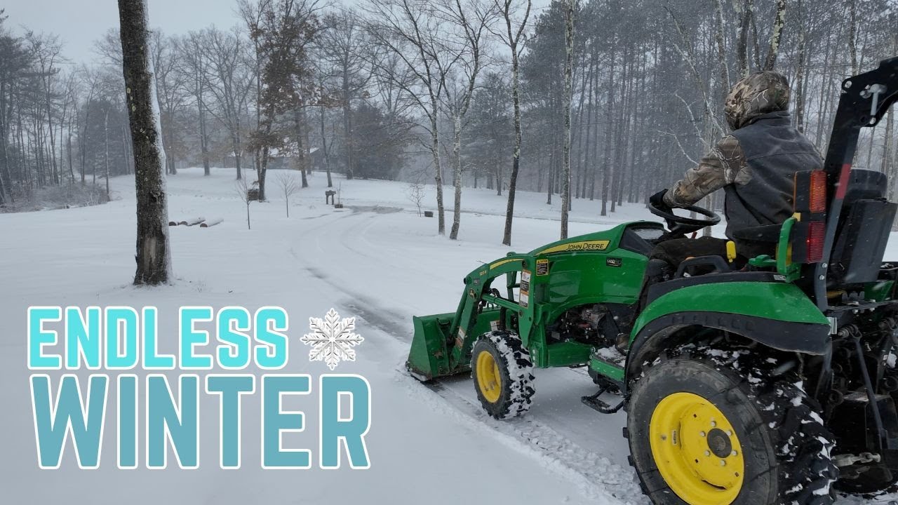 Plowing a Winter Mix - 2025R vs. Snow Ice & Slush ️ - YouTube