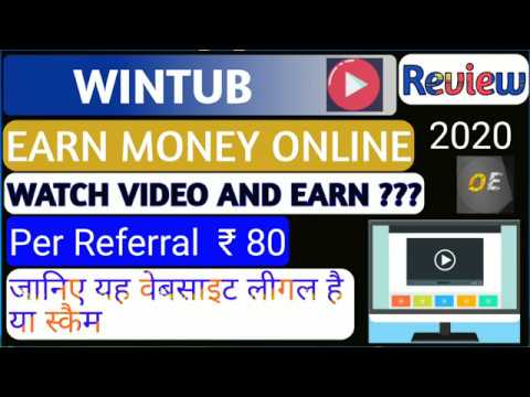 WINTUB FULL REVIEW |WATCH VIDEO EARN MONEY| Full review 2020|WINTUB ...