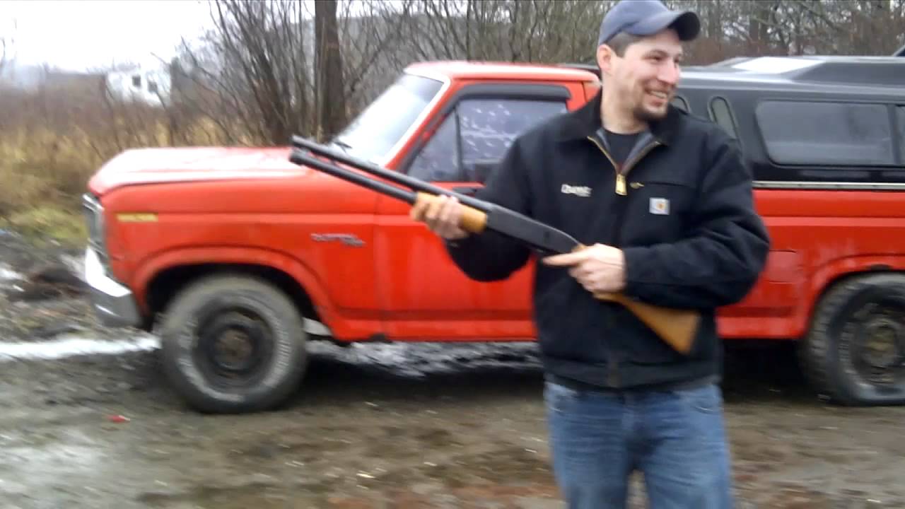 12 gage 3 inch slug - YouTube