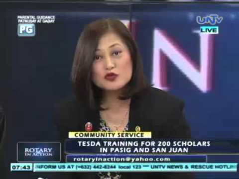 TESDA Training for 200 scholars in Pasig and San Juan - YouTube