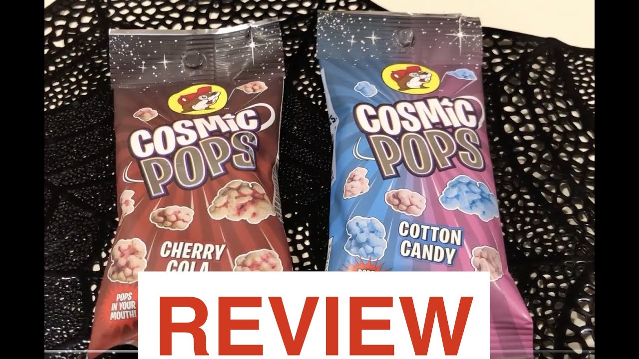 Bryce Tries… Cherry Cola & Cotton Candy Cosmic Pops - YouTube
