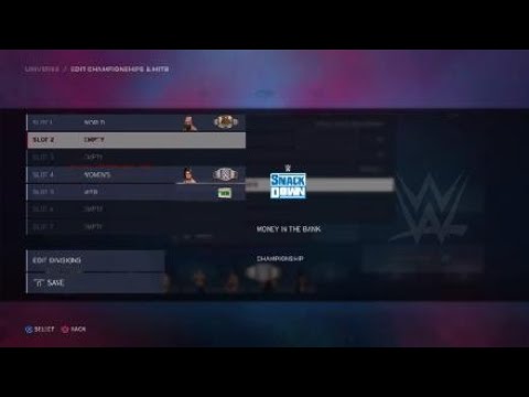 WWE 2k20 Create a Championship Bug!!! (NEEDS FIX) - YouTube