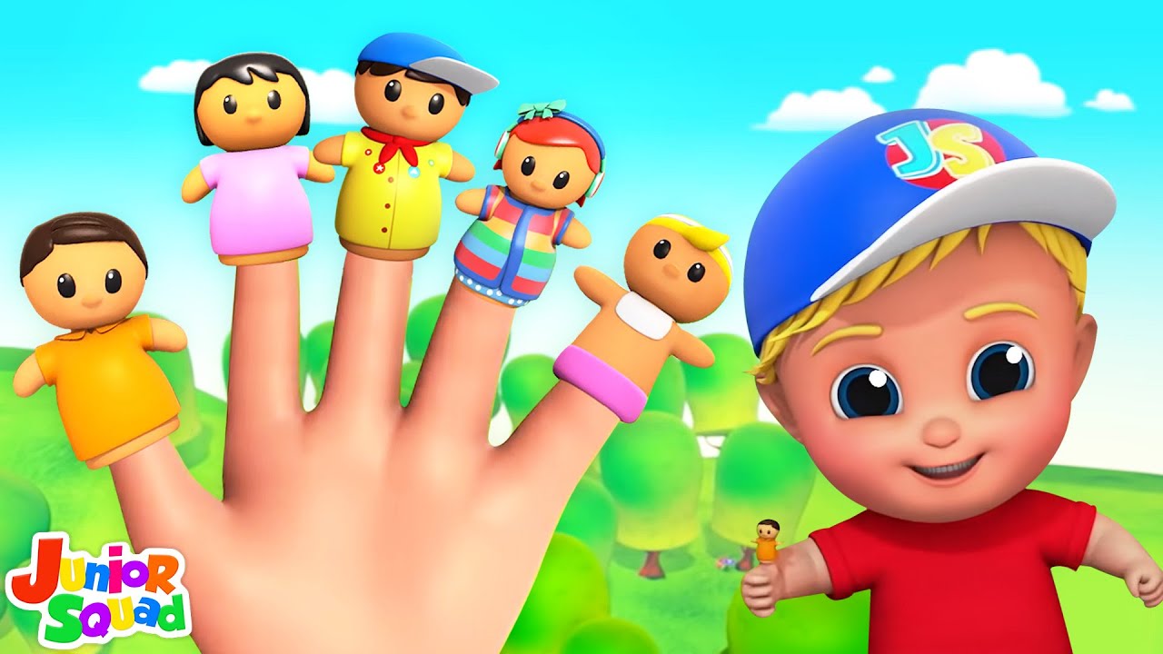 The Finger Family Song & Nursery Rhyme by Junior Squad - YouTube