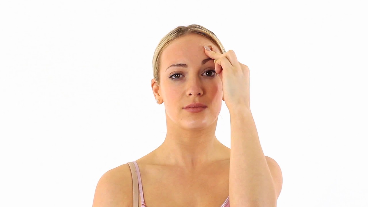 Frontalis massage - YouTube