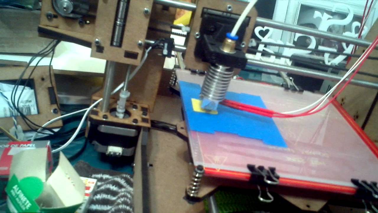 Segunda tentativa de impressão: Reprap, Marlin, Slic3r, Pronterface ...