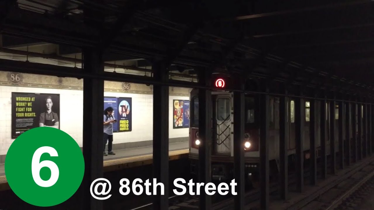 NYC Subway: IRT R142A (6) Train @ 86th Street (HD 60FPS) - YouTube