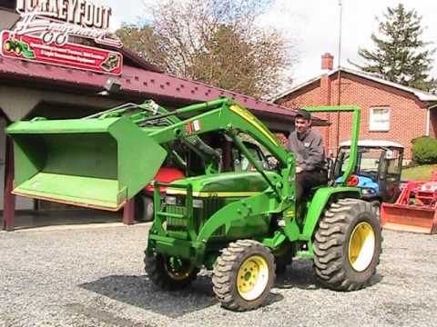 John Deere 790 Tractor 300 Loader on EBay - YouTube