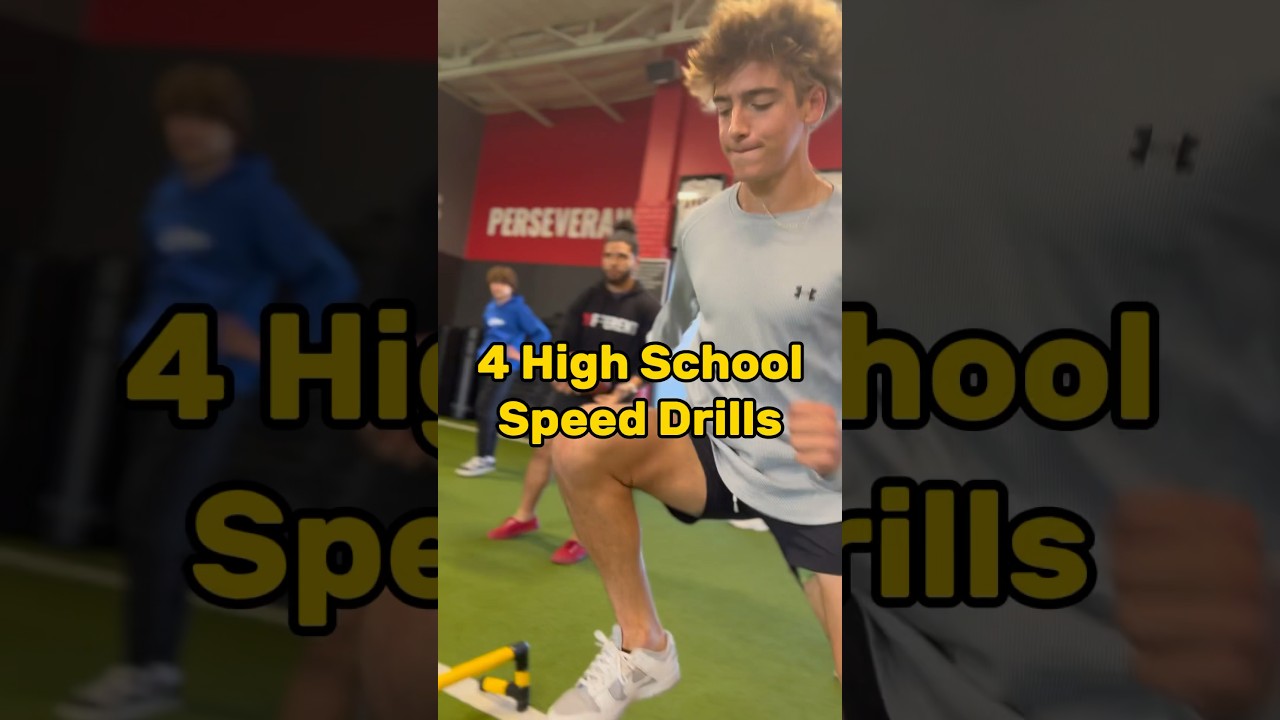 4 High School Speed Drills #footballtraining #agilitydrills # ...