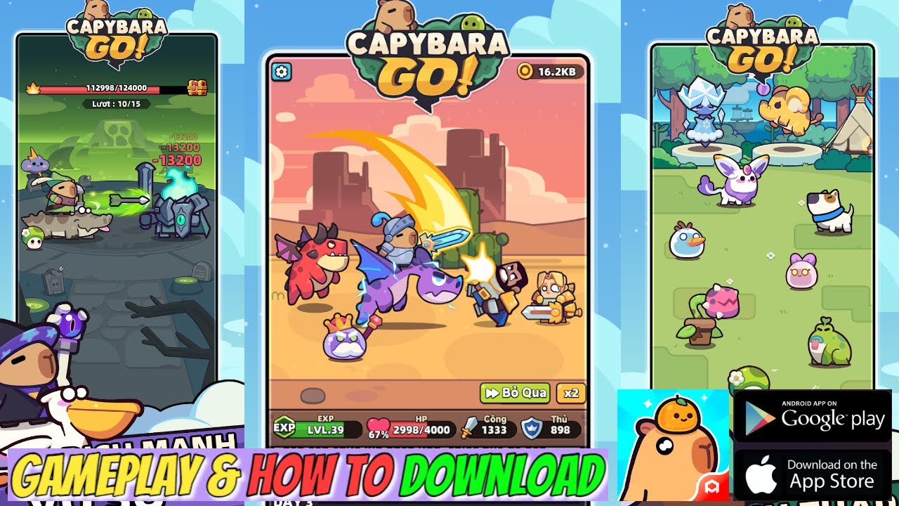 Capybara Go! Gameplay Android Ios Apk PC Download - YouTube