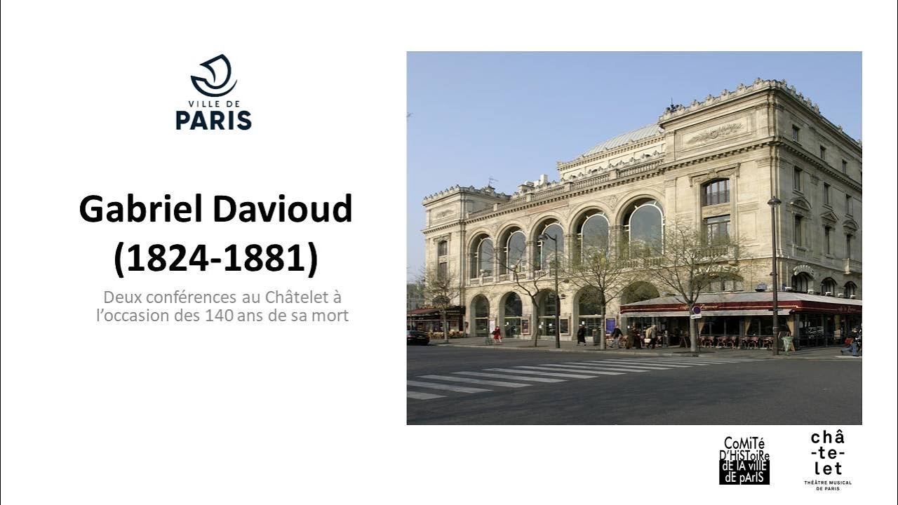 Gabriel Davioud, architecte de Paris - YouTube