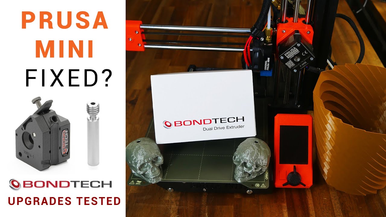 Prusa Mini update: Improvements including Bondtech extruder & heat ...