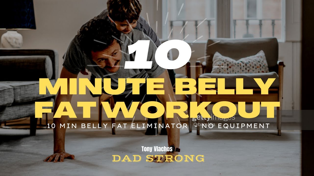 The 10 minute belly fat workout from home. - YouTube