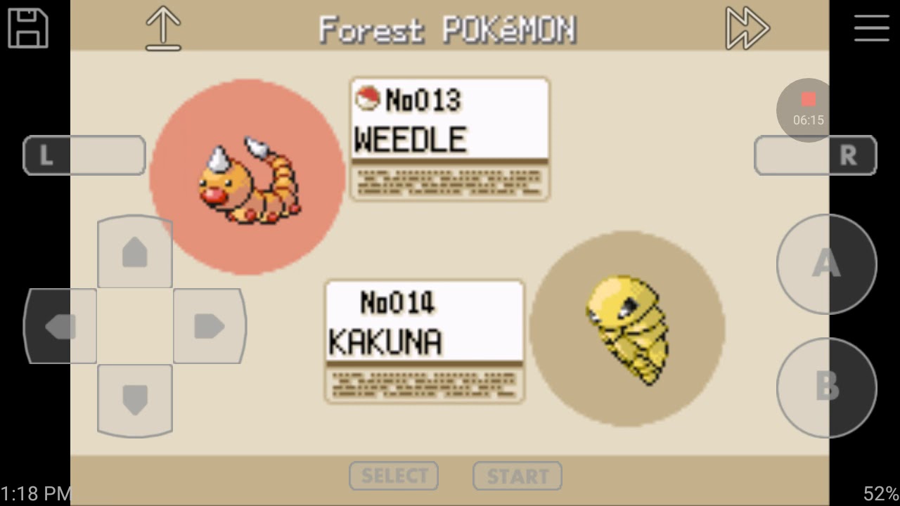 Fire red ep.2 the rise of weedle - YouTube