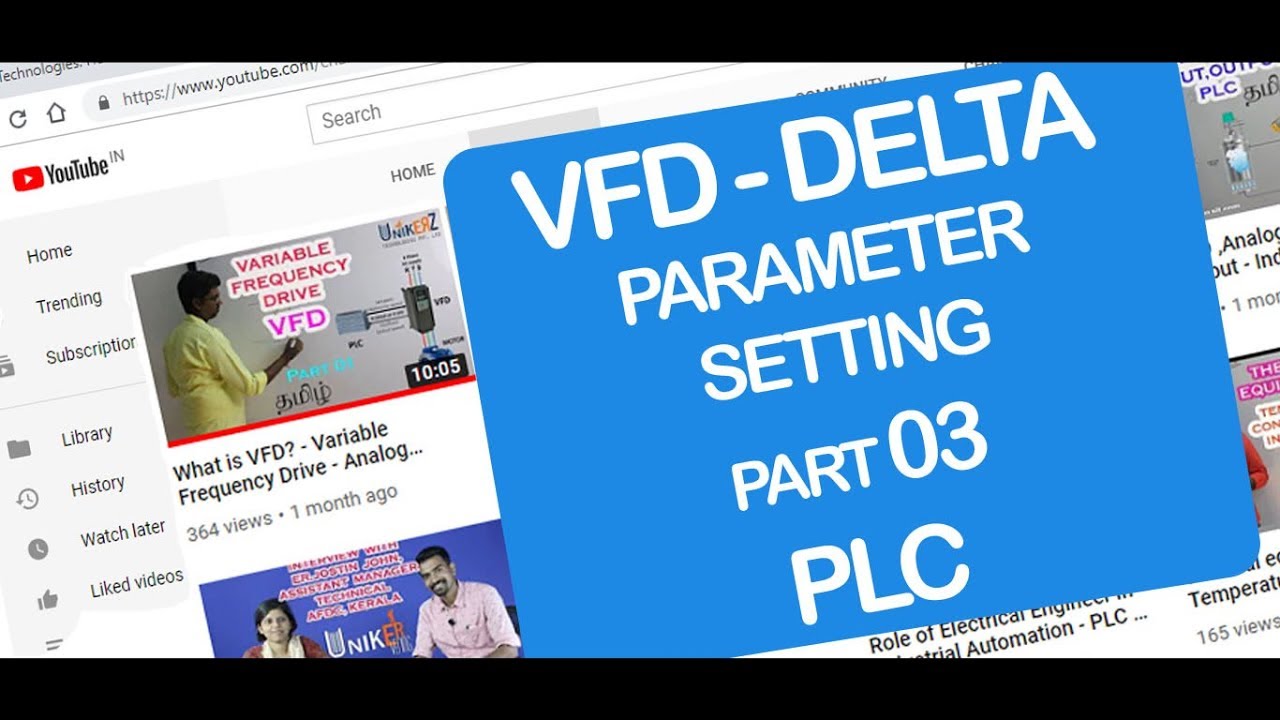 VFD Parameter settings - DELTA VFD - PLC Digital/Analog Output - In ...