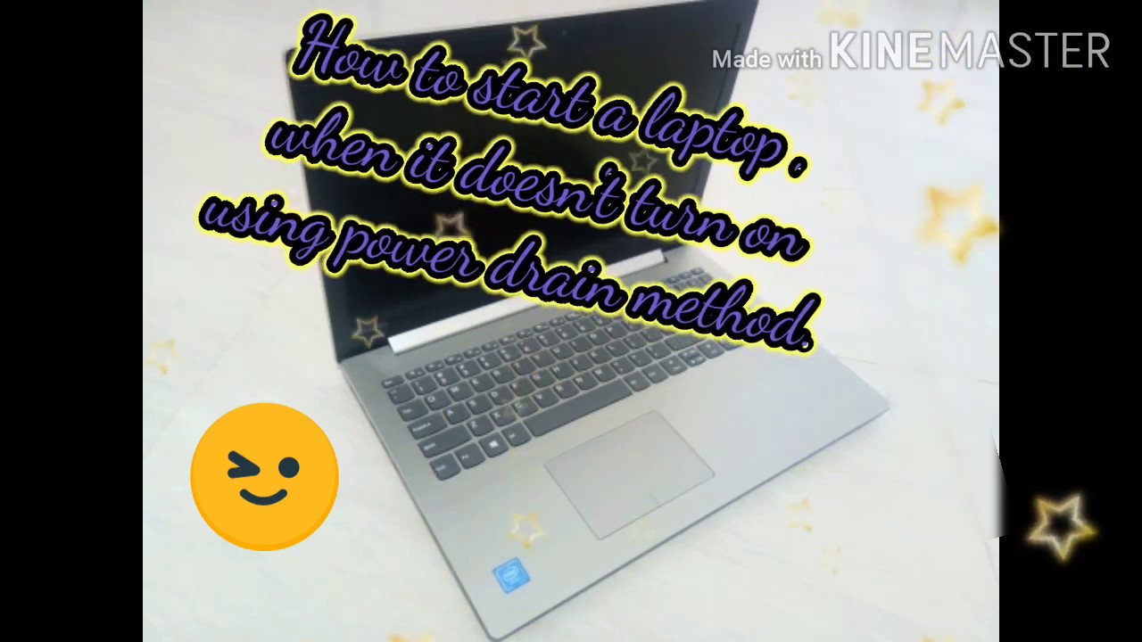 How to start a laptop ,when it doesn't turn on. - YouTube
