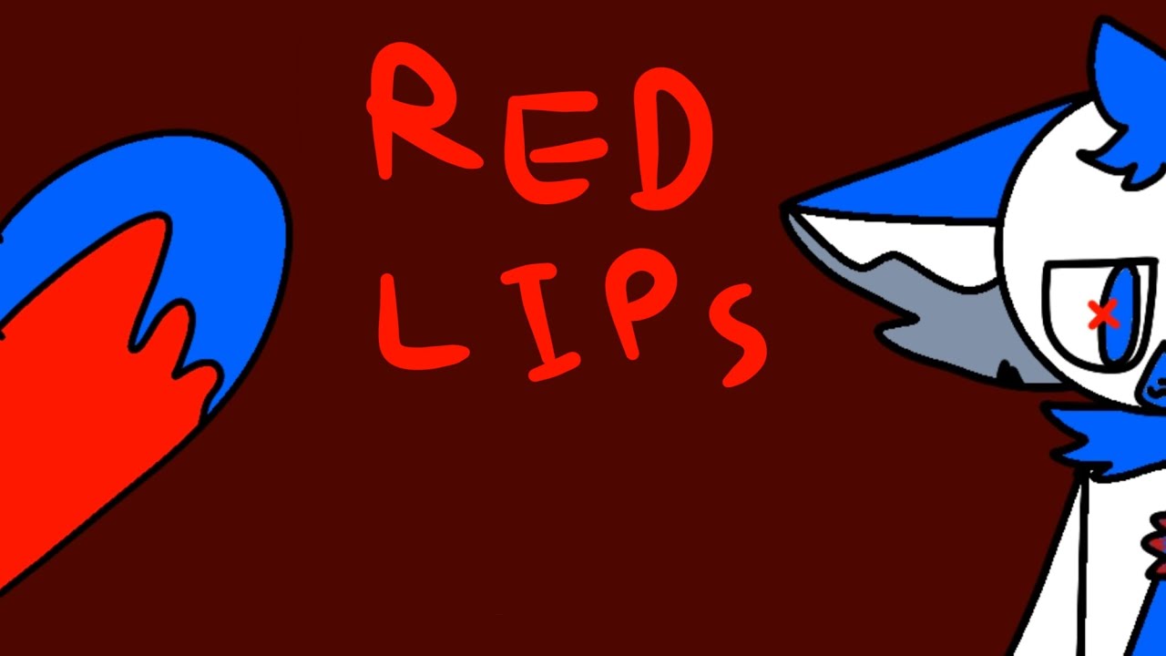 Red lips (animation meme) [BW] - YouTube