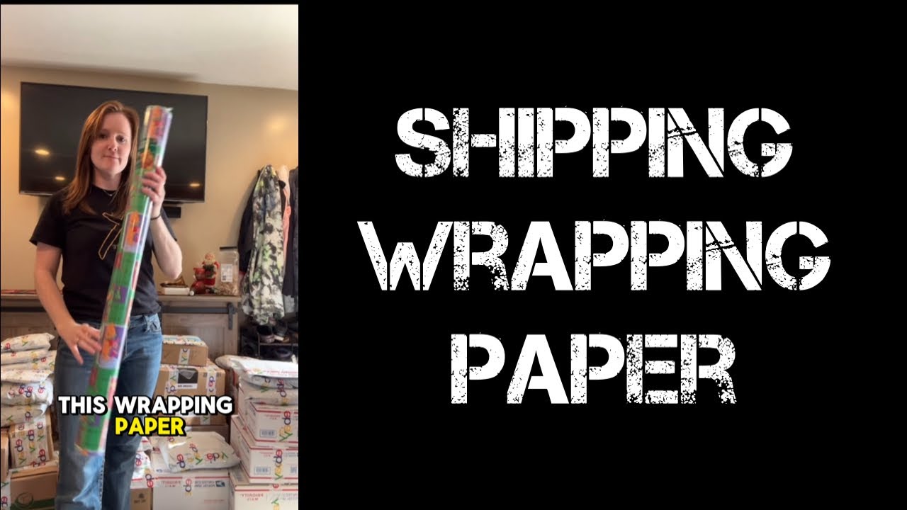 Shipping wrapping paper #ebayreseller - YouTube