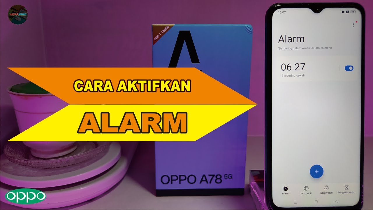 Cara Mengaktifkan Alarm Oppo A78 | Atur Alarm Hp Oppo | Cara Membuat ...