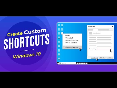 How To Assign Shortcut Keys To Applications On Windows - YouTube